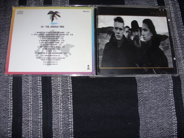 U2 ‎– The Joshua Tree CD Island/Ariola Europe 1987.