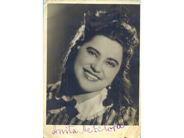 Anita Mezetova. Autograf.