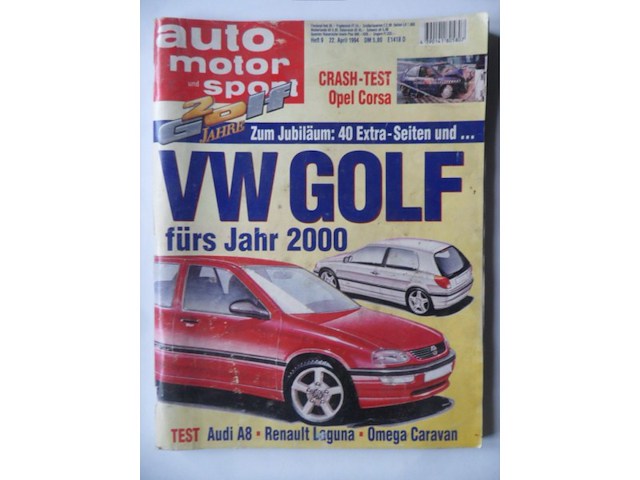 AUTO MOTOR und sport 22 april 1994.