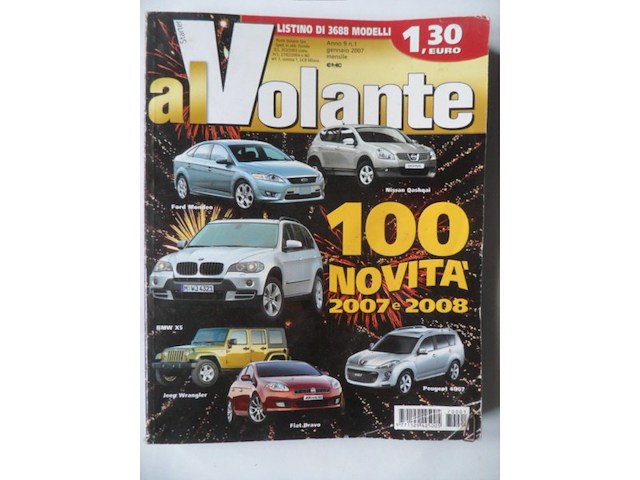 al Volante 100 NOVITA 2007 e 2008 ANNO 9 N1