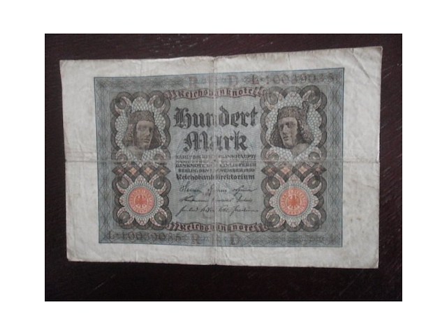 100 maraka  1920.