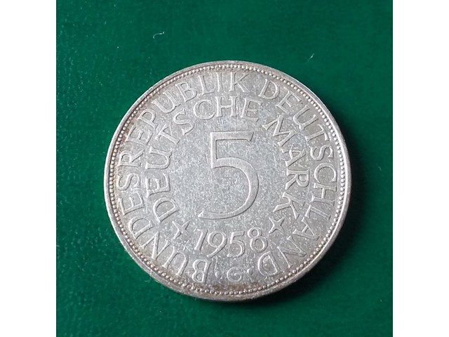 5 MARAKA 1958 G srebro