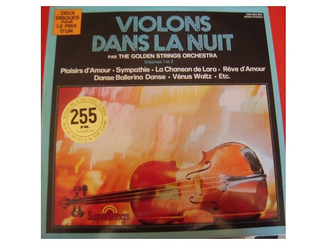 The Golden Strings Orchestra –Violons Dans La Nuit- 2LP