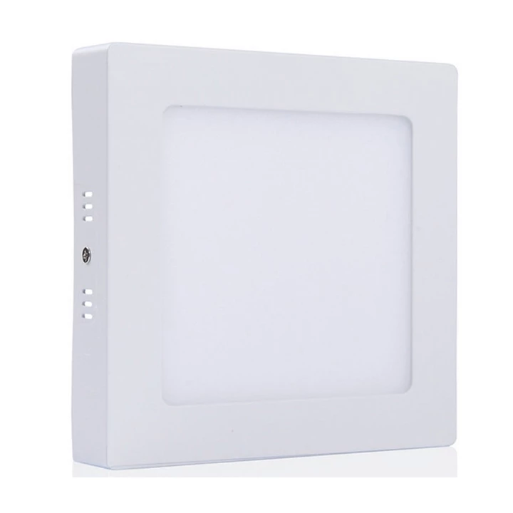 LED panel 18W, bela topla, 230VAC, kockasti nadgradni