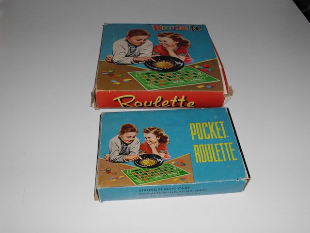 Stare dečije igračke - Roulette 2 komada