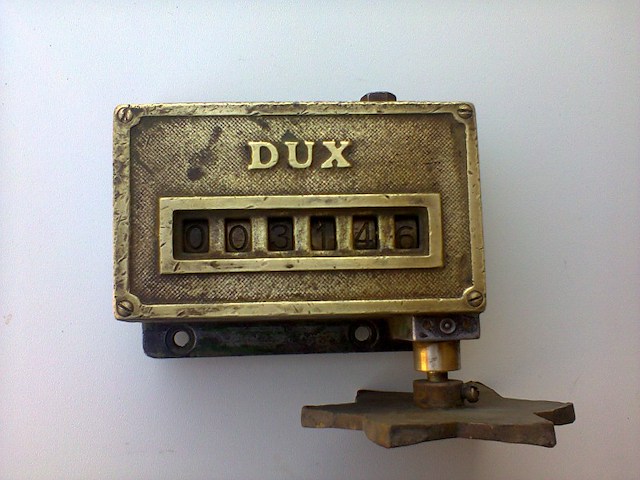 Mehanički brojač DUX Fabriken Danmark MechanicalCounter