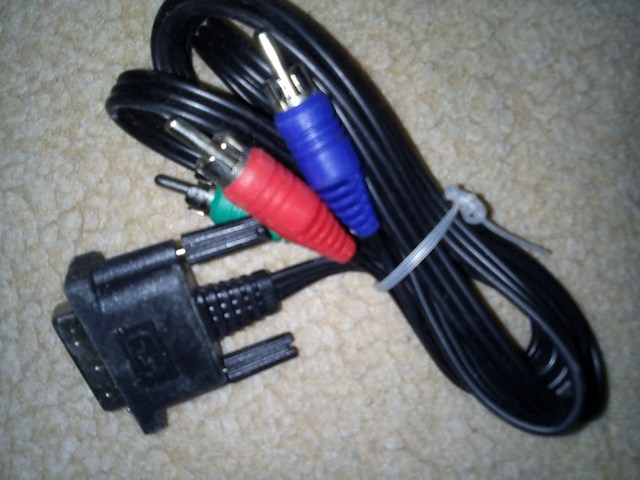 Kabel DVI to 3xRCA