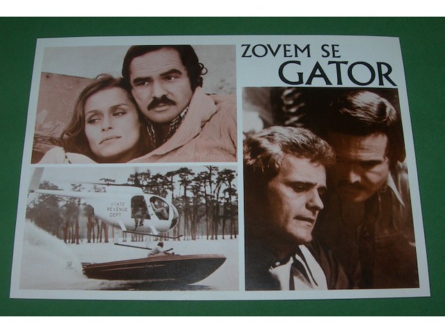 Zovem se Gator (Burt Reynolds), filmski program