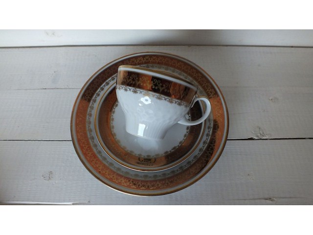 Porcelanski set za doručak Kahla, Vintage