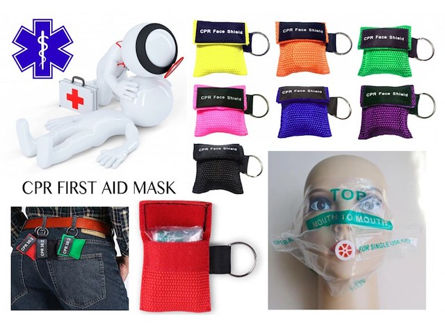 Privezak Za Kljuceve Maska Za Vestacko Disanje CPR