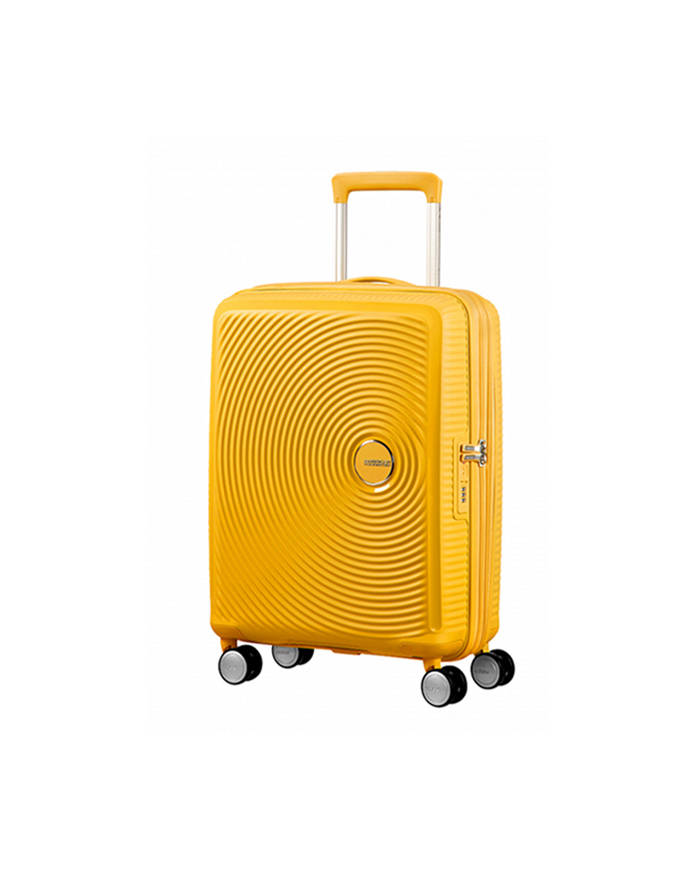 KOFER SOUNDBOX-SPINNER 55/20 TSA EXP GOLDEN YELLOW TROLLEY American Tourister