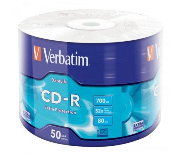 Verbatim - VERBATIM CD-R 700MB 52X 43787