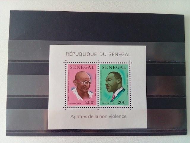 1978 Senegal Gandi-King blok cisto ** (7123)