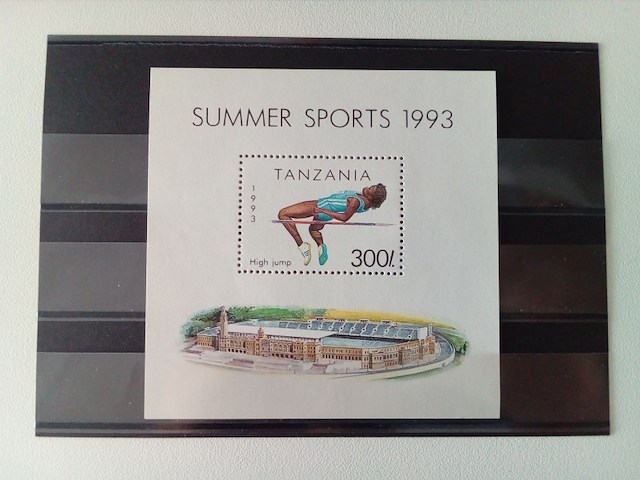 1993 Sport blok Tanzanija cisto ** (7122)