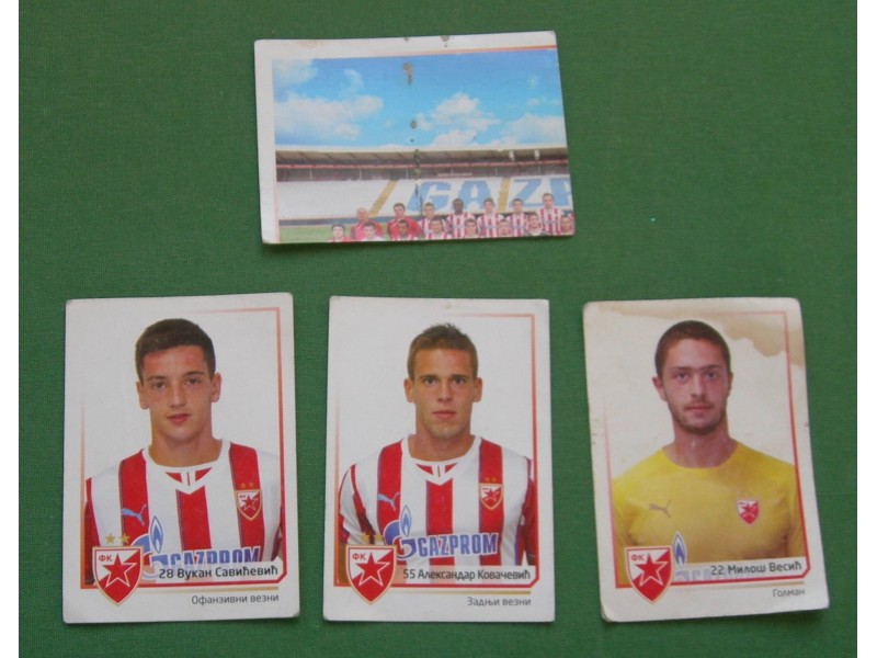 FK Crvena zvezda, sličice