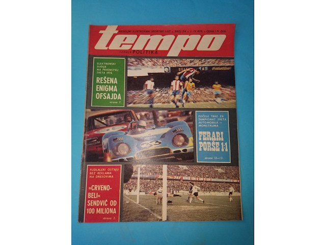 TEMPO BROJ 214 - 01.04.1970