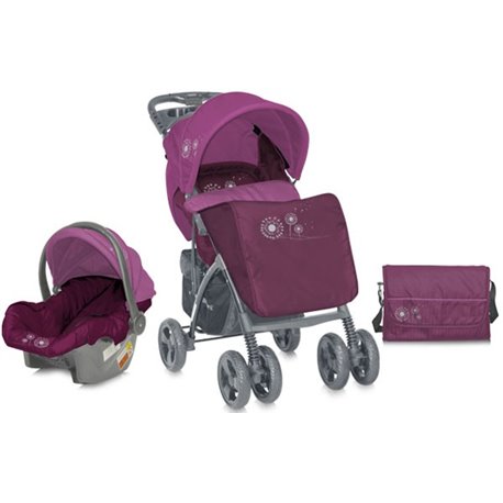 Bertoni - kolica rio set pink dandelion