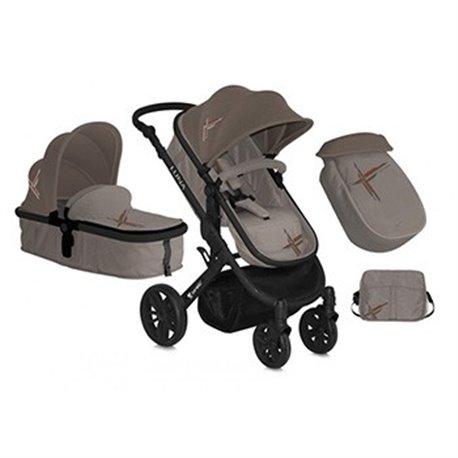 Bertoni - kolica luna 2u1 beige&light brown lorelli