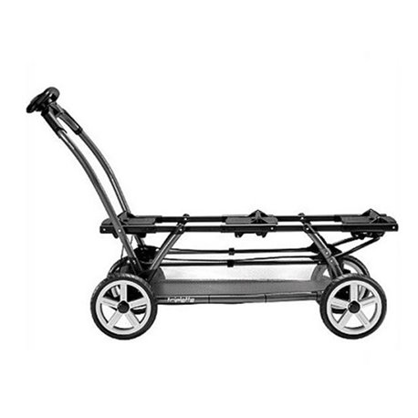 Peg Perego ram za kolica Triplette jet silver/black