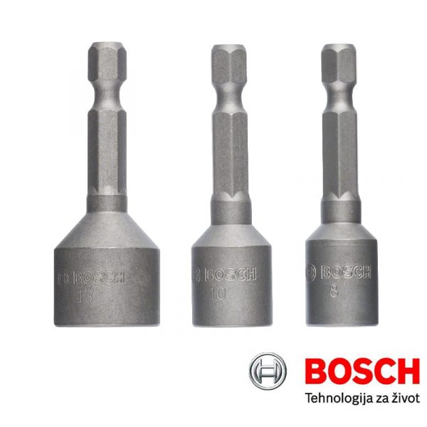 BOSCH® 3-delni paket nasadnih ključeva