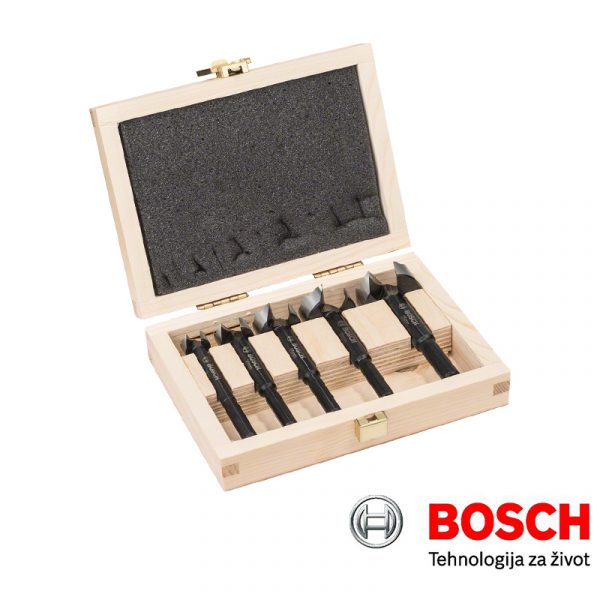 BOSCH® 5 – delni set čeonih burgija za klap šarke