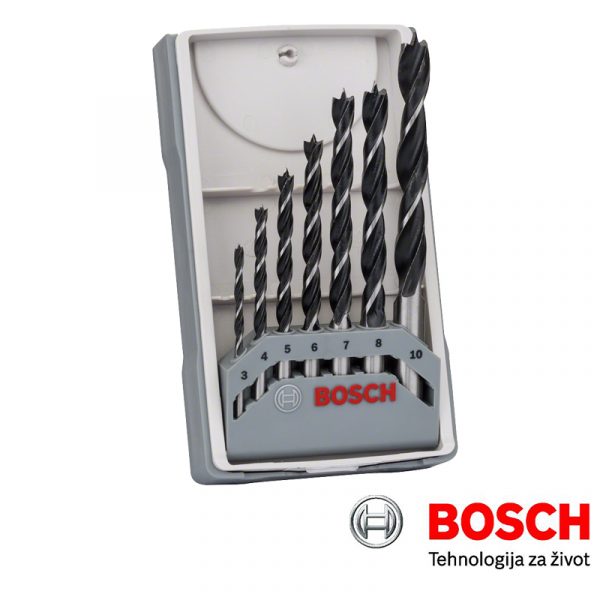 BOSCH® 7 – delni set burgija za drvo