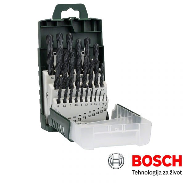 BOSCH® 19-delni set burgija za metal HSS-R