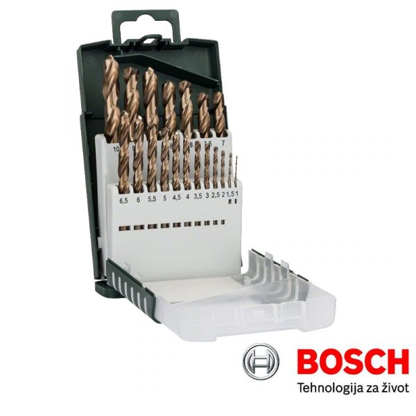 BOSCH® 19-delni set burgija za metal HSS-Co