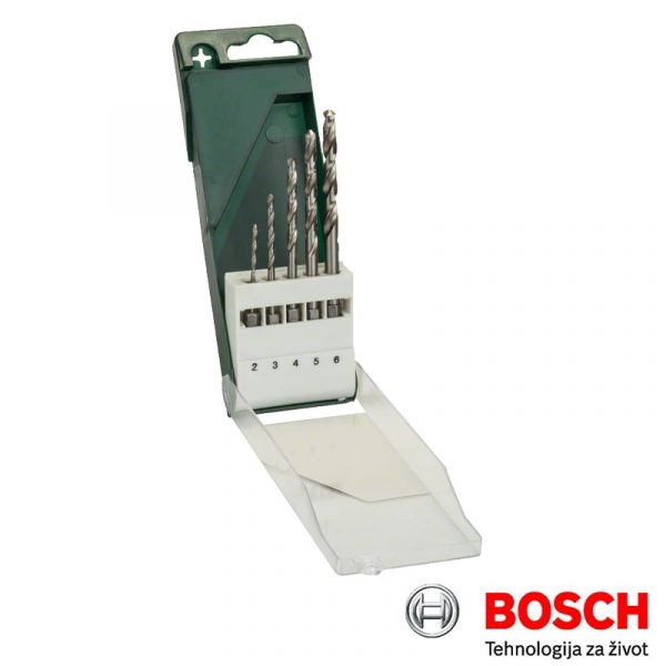 BOSCH® 5-delni set burgija za metal HSS-G sa šestostranim prihvatom