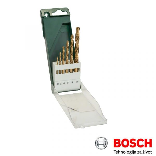 BOSCH®6-delni set burgija za metal HSS-TiN, DIN 338