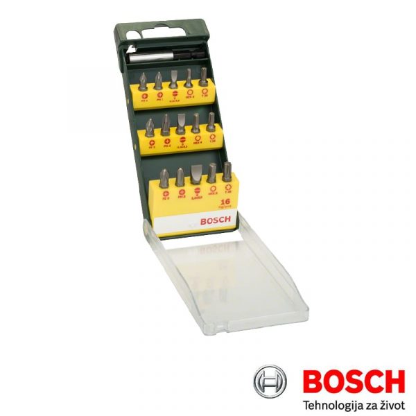 BOSCH® 16-delni set bitova odvrtača