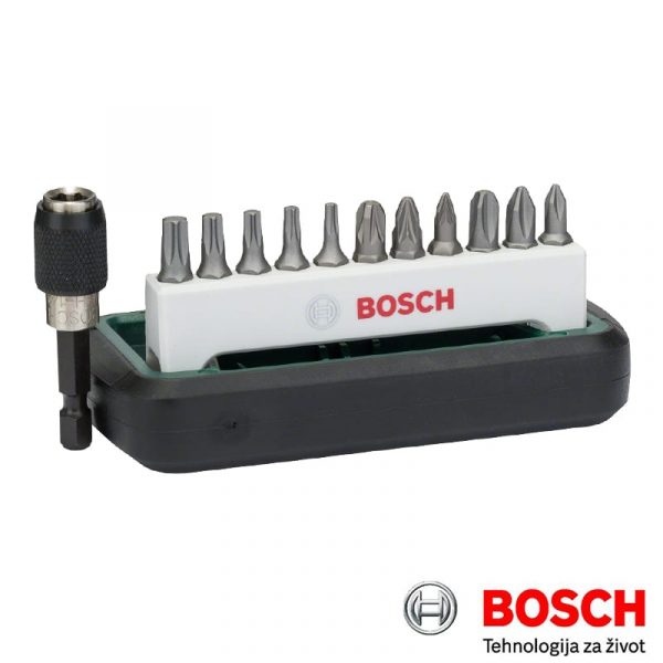 BOSCH® 12-delni set bitova odvrtača Standard, mešani (PH, PZ, T)