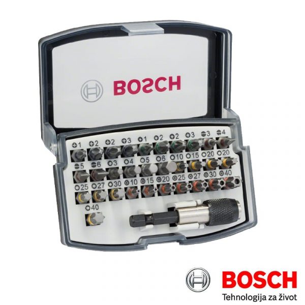 BOSCH® 32-delni set bitova odvrtača