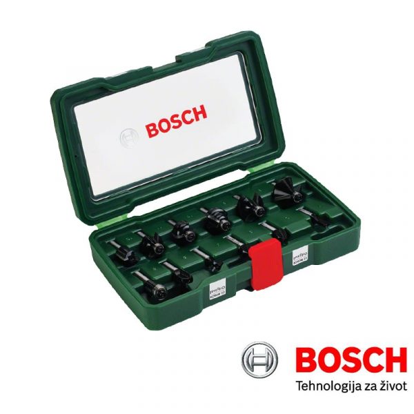 BOSCH® 12-delni set TC glodala (8 mm prihvat)