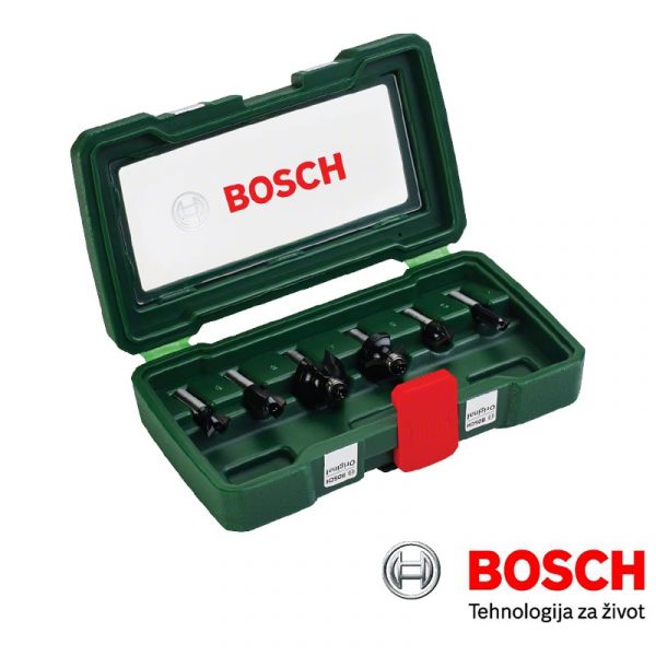 BOSCH® 6-delni set TC glodala (8 mm prihvat)