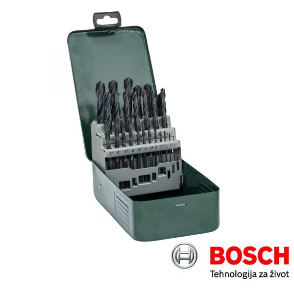 BOSCH® 25-delni set HSS-R burgija za metal