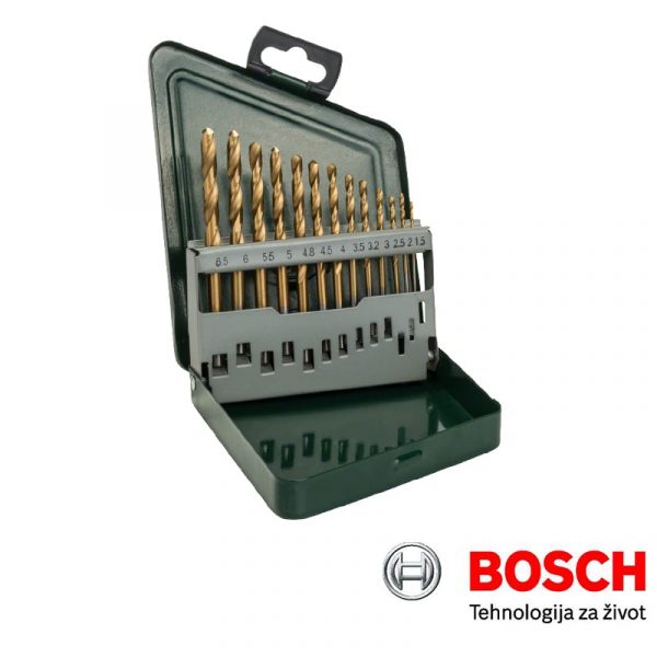 BOSCH® 13-delni set HSS-TiN burgija za metal