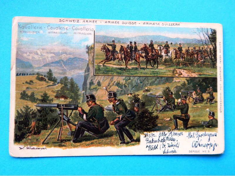 SCHWEIZ ARMEE - ARMEE SUISSE - ARMATA SVIZERA, 1902. g.