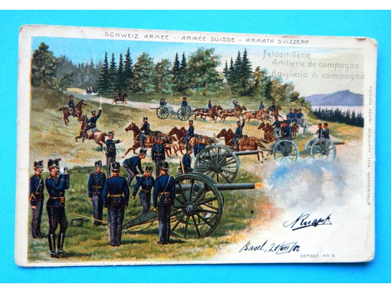 SCHWEIZ ARMEE - ARMEE SUISSE - ARMATA SVIZERA, 1902. g.