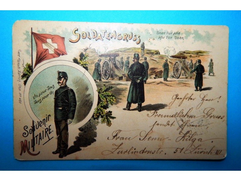 SCHWEIZ ARMEE - ARMEE SUISSE - ARMATA SVIZERA, 1902. g.
