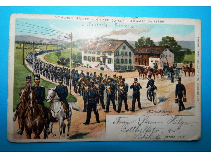SCHWEIZ ARMEE - ARMEE SUISSE - ARMATA SVIZERA, 1902. g.