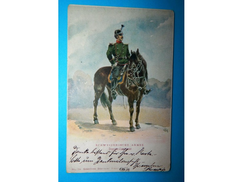 SCHWEIZ ARMEE - ARMEE SUISSE - ARMATA SVIZERA, 1902. g.