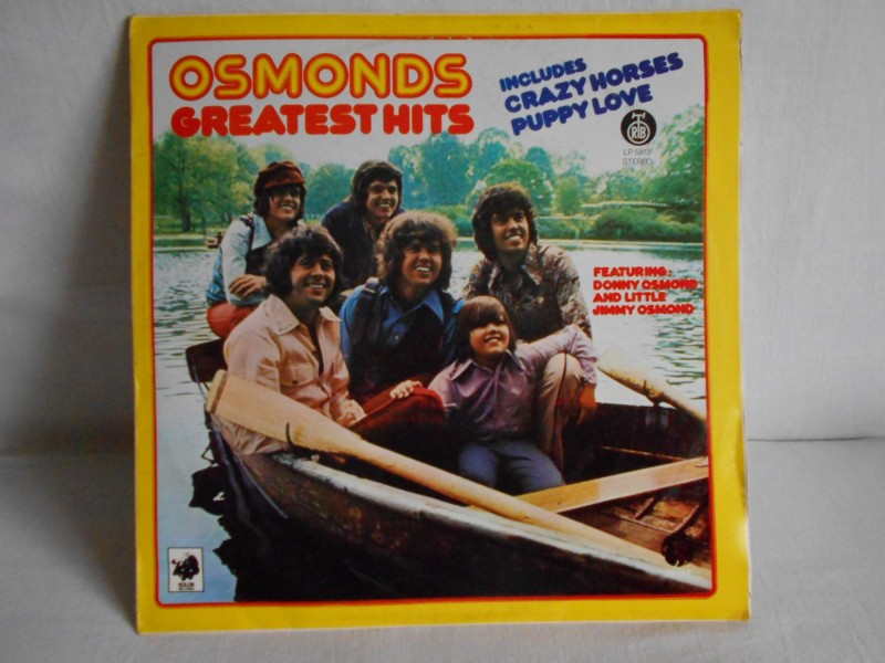 OSMONDS! GREATEST HITS POPULARNE GRUPE! OMOT 5/LP 5!