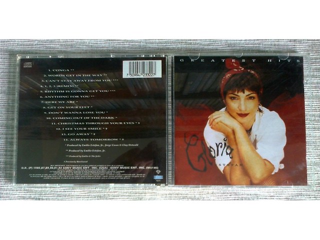 GLORIA ESTEFAN - Greatest Hits (CD) Made in Mexico