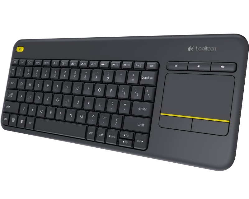 LOGITECH K400 Plus Wireless Touch US crna tastatura