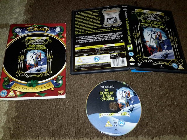 The nightmare before christmas DVD