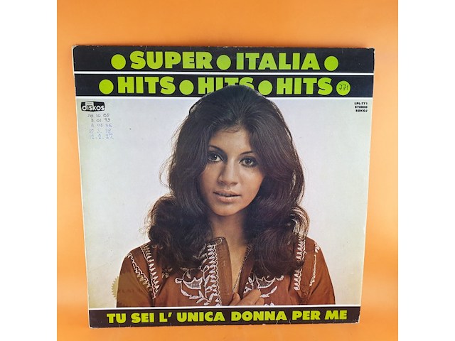 Unknown Artist ‎– Super Italia Hits , LP