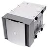 SilverStone CFP51S, cooling front panel, converter 3x5.25" into 4x3.5", Aluminium, Silver [24]