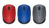 Logitech M171, Wireless Mouse, USB Nano receiver, red