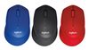 Logitech M330 Silent Plus, Wireless Mouse, red